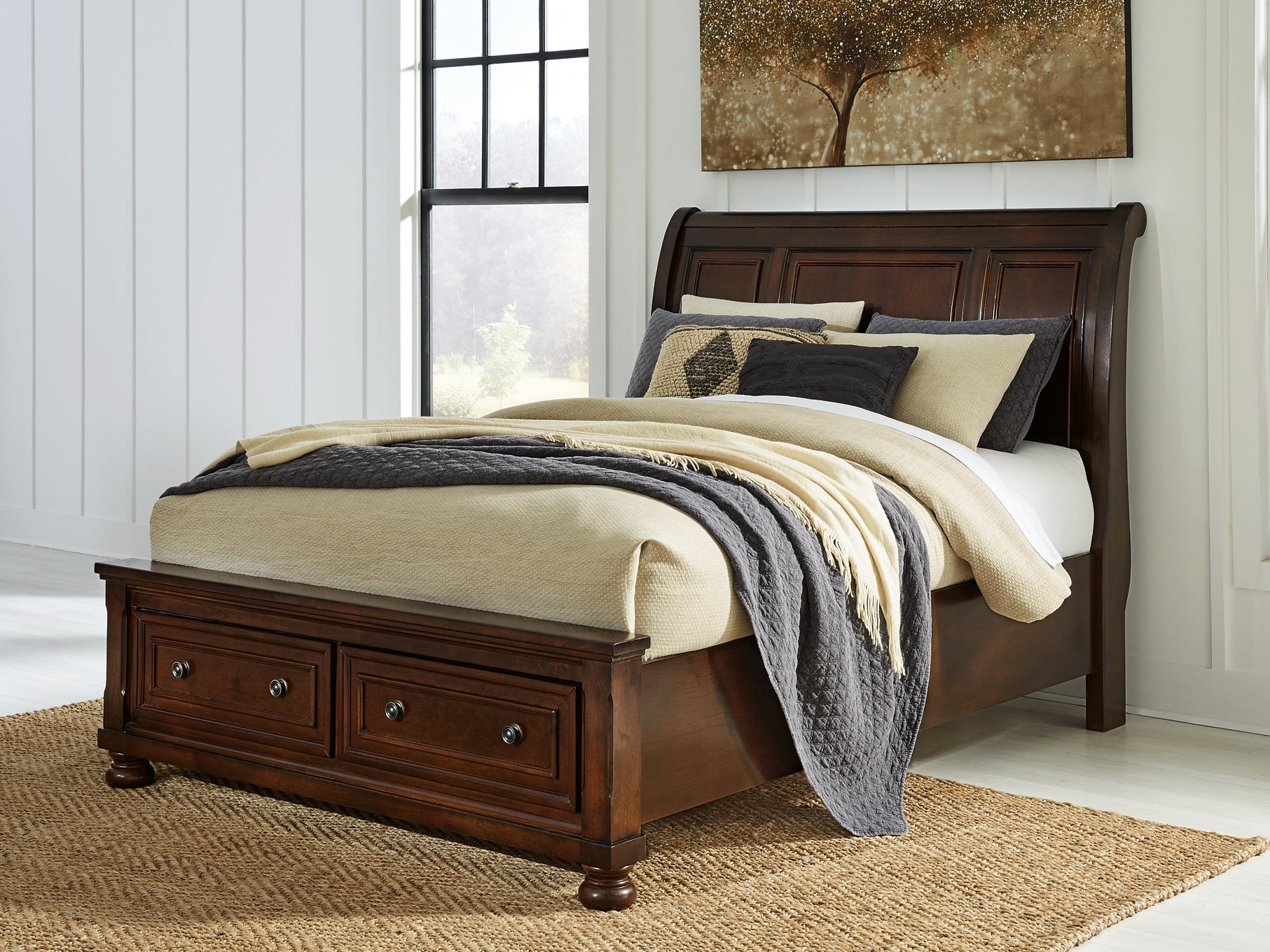 Porter Queen Sleigh Storage Bed – Furniture Depot, Inc. - Fayette